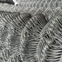 China Round Post Type Metal Link Fencing For Varying Link Length Requirements for sale