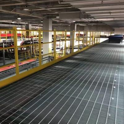 China Industrial Steel Grating YB/T4001.1-2007 Welded 30mm Bearing Bar Pitch Hot Galvanized for sale