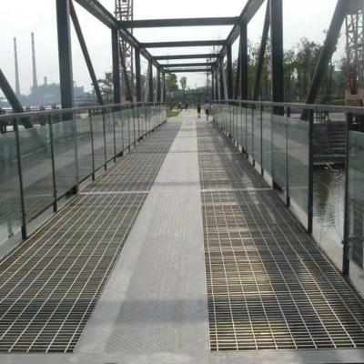 China Hot Galvanized Steel Gully Grating 1000x1000mm YB/T4001.1-2007 for Industrial Drainage for sale
