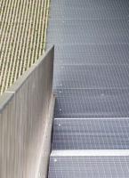 China 3mm Cross Bar Thickness Flat Steel Grating Heavy Duty Drainage 30mm Spacing for sale