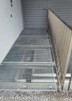 China 3mm Cross Bar Thickness Flat Steel Grating Heavy Duty Drainage 30mm Spacing for sale