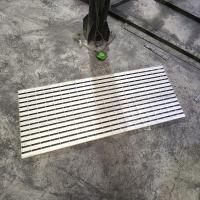 China Polished Q235 Steel Bar Grille 32x5mm Load Bar Heavy Duty Walkway Grating for sale
