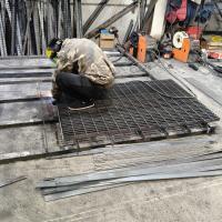 China Welding Process Industrial Steel Grating for Machine Pressure Welding Durable Flat Bar Type for sale