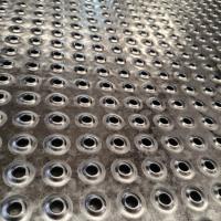 China Electrostatic Powder Spraying Perforated Metal Plate With Holes Hexagonal Hole Pattern for sale
