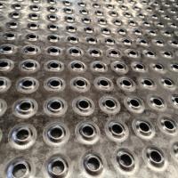 China Electrostatic Powder Spraying Perforated Metal Plate With Holes Hexagonal Hole Pattern for sale