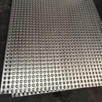 China Anti Slip Hexagonal Perforated Metal Plate 10x10mm Hole Custom Sizes for sale