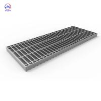 China Industrial Steel Grating 1000x1000mm Hot Galvanized Welded Flat Bar 30mm Pitch for sale