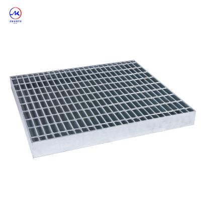 China ZHUOTE Industrial Steel Grating 30mm Bearing Bar Pitch Welded Steel Floor Decking for sale