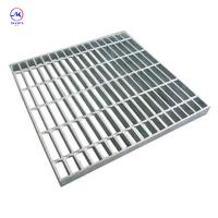China ZHUOTE Industrial Steel Grating 30mm Bearing Bar Pitch Welded Steel Floor Decking for sale