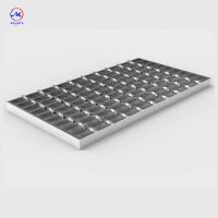 China Steel Floor Decking Grating 1000x1000mm Welded Stainless Steel Non Slip Bar Grating for sale