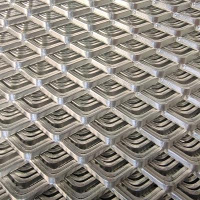China GB Standard Expanded Metal Sheet 30mm x 10mm Opening 1.5mm Strand Thickness for sale