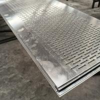 China Hexagonal Pattern Perforated Metal Plate With Rectangular Shape And Oblong Hole for sale