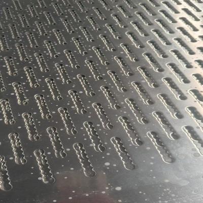 China Industrial Perforated Metal Plate 10mm Aperture ISO9001 Custom Sizes for sale