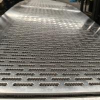 China 45mm Height Perforated Metal Plate Anti Slip Industrial Flooring 10x10mm Hole for sale