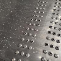 China 30mm Square Aperture Perforated Metal Plate Versatile Solution for Various Industries for sale