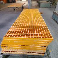China Easy Quick Installation Fiberglass Grate Sheets With Molded Technique for sale