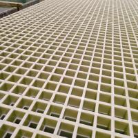 China Molded Fiberglass Grating Panels 1220mm x 3660mm Customizable Heavy Duty 1000m2 Capacity for sale