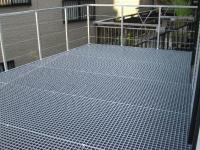 China Industrial Steel Grating 6mm Cross Bar Plain Bearing Bar Galvanized Q235 Q345 for sale