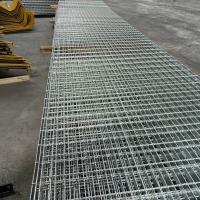 China Industrial Steel Grating Q235 Q345 Press Welded 6mm Cross Bar Galvanized Flat Bar 30/100 Pitch for sale