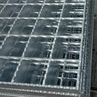 China Galvanized Welded Steel Grating 30mm Bearing Bar Pitch Machine Pressure Welding Industrial for sale