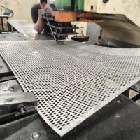 China 3000mm Black Perforated Metal Sheet Heavy Duty 1-50mm Hole Diameter for sale