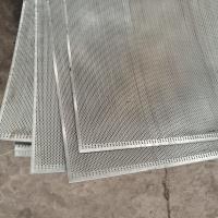 China 10*10mm White Perforated Sheet Metal Strong Durable Structures In Different Industries for sale