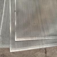 China 10*10mm White Perforated Sheet Metal Strong Durable Structures In Different Industries for sale
