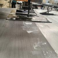 China 10x10mm Hexagonal Hole Perforated Metal Plate 3000mm Length Heavy Duty for sale