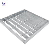 China Welded Steel Grating 50mmx5mm Bearing Bar 6mm Cross Bar Hot Dipped Galvanized for sale