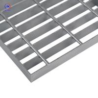 China 38mm I-Bar Flat Steel Grating Serrated Anti-Skid 1000x6000mm Heavy Duty for sale
