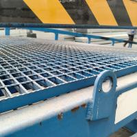 China 38mm I-Bar Flat Steel Grating Serrated Anti-Skid 1000x6000mm Heavy Duty for sale