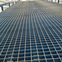 China Hot Galvanized Industrial Steel Grating 40x100mm 1000x6000mm Heavy Duty Non Slip for sale
