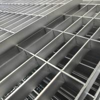 China ZHUOTE 50mm x 5mm Welded Steel Grating Non Slip Bathroom Flooring ISO9001 for sale