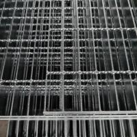China Welded Steel Grating 50mmx5mm Bearing Bar 6mm Cross Bar Heavy Duty Industrial for sale