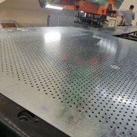 China Square Perforated Galvanized Metal Plate 3mm Hole 4x8 FT Heavy Duty Anti Slip for sale