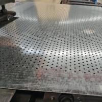 China Square Perforated Galvanized Metal Plate 3mm Hole 4x8 FT Heavy Duty Anti Slip for sale