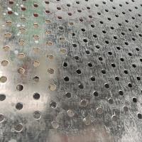 China Square Perforated Galvanized Metal Plate 3mm Hole 4x8 FT Heavy Duty Anti Slip for sale