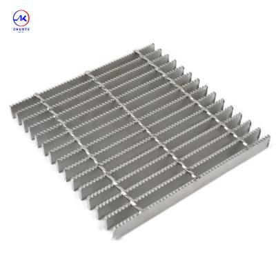 China ZHUOTE 100mm Cross Bar Spacing Anti Rust Steel Grating 3-10mm Thickness Heavy Duty for sale