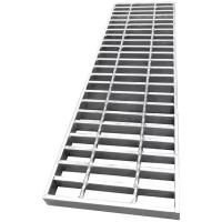 China Bright Surface Flat Steel Grating Plain Shape Heavy Duty 3-10mm Thickness for sale