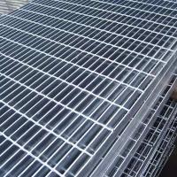 China Press Lock Steel Flat Steel Grating 5mm Bear Bar Thickness Galvanized for Industrial Buildings for sale