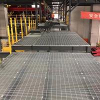 China Galvanized Non Slip Steel Grating 5mm Bearing Bar Heavy Duty Industrial Walkway for sale