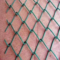 China Galvanized Chain Link Fencing 1.8m Height Powder Coated Metal Mesh Fence for Security for sale