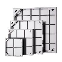 China Stainless Steel Welded Grating 1000x6000mm 5mm Bearing Bar for Industrial Platforms for sale