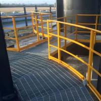 China Galvanized Steel Grating 25x3mm to 50x3mm Custom Sizes for Industrial Flooring for sale