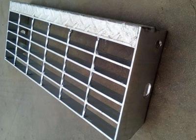 China Hot Dipped Galvanized Steel Stair Treads Grating - 25x5mm to 75x10mm Bearing Bars with 38-101mm Cross Bar Pitch for sale