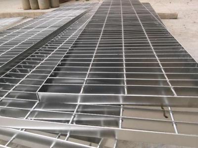 China Polished Stainless Steel Grating 300-600mm Width with SS304/316 Options for Industrial Flooring for sale