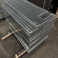China Adjustable Spacing Steel Grating 20-100mm Bar Pitch Q235 Carbon Steel Industrial Flooring for sale