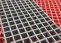 China 38x38x38 Fiberglass Grating Panels - 25mm to 65mm Thickness for Car Wash Flooring & Industrial Applications for sale