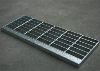 China Galvanized Steel Stair Treads with 6mm Cross Bars - 25-75mm Bearing Bars for Marine & Industrial Safety for sale