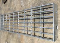 China Safety Mild Steel Stair Treads Grating - 32×5 to 60×5 Bearing Bars with Non-Slip Serrated Surface for sale